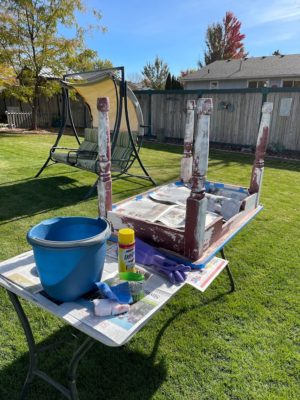 Let’s Refinish the Antique Kitchen Table! | My Perpetual Project